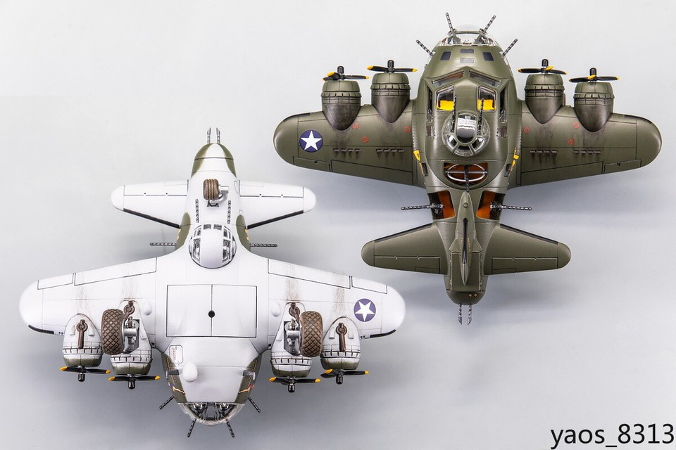 B-17 Bomber B-17F Memphis Belle Model Plane, 3D Printed with Accurate ...