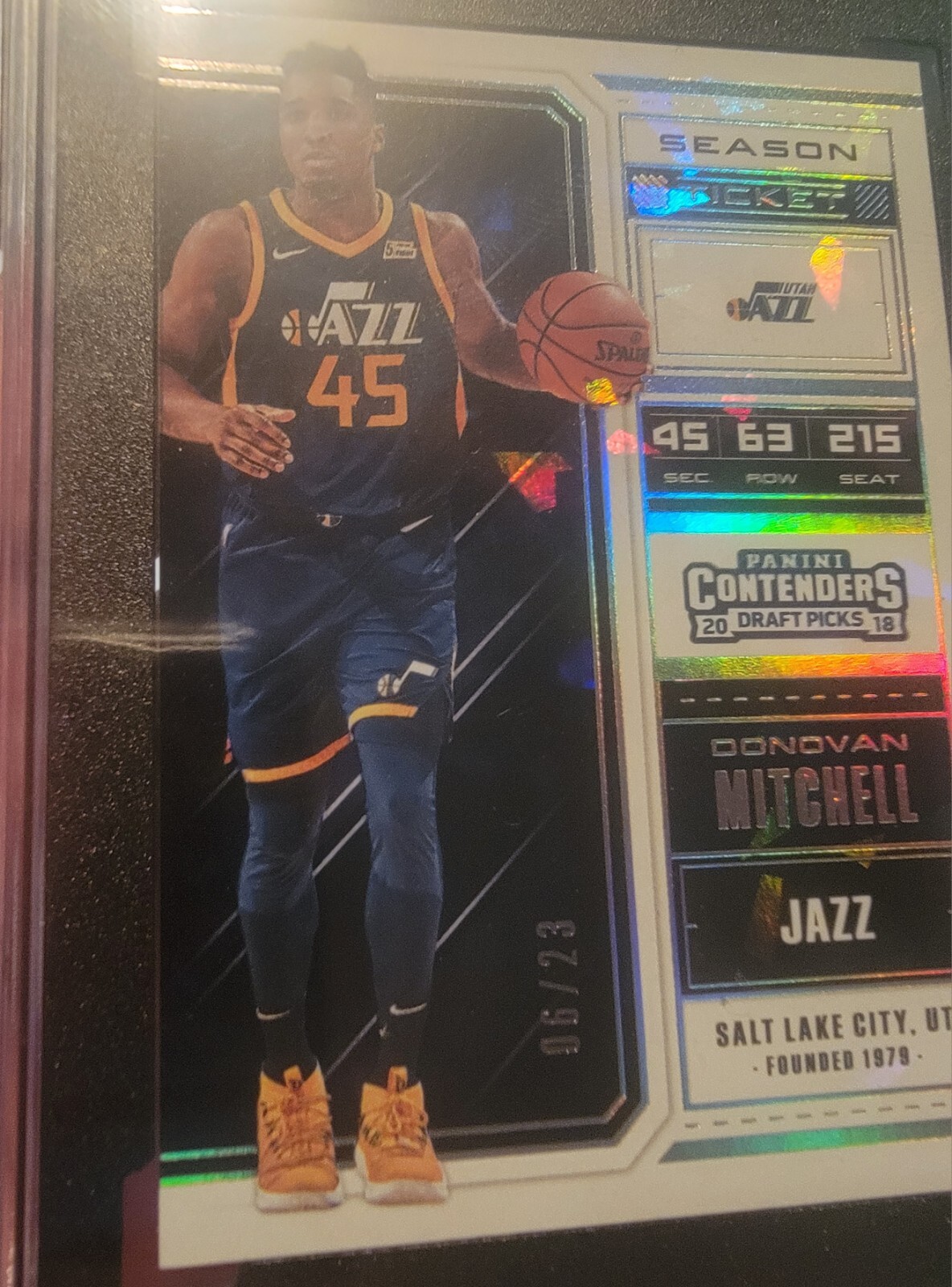 Donovan Mitchell 2018 Draft Picks Panini Contenders Cracked Ice /23 Graded 10 🔥 | eBay