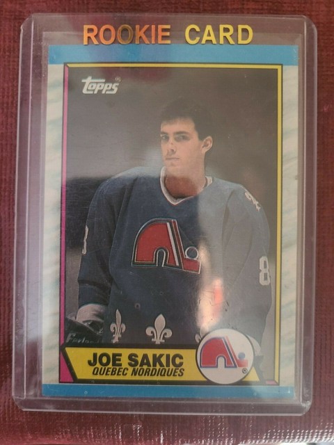 1989-90 Topps #113 JOE SAKIC RC ROOKIE CARD HOF Quebec Nordiques | eBay
