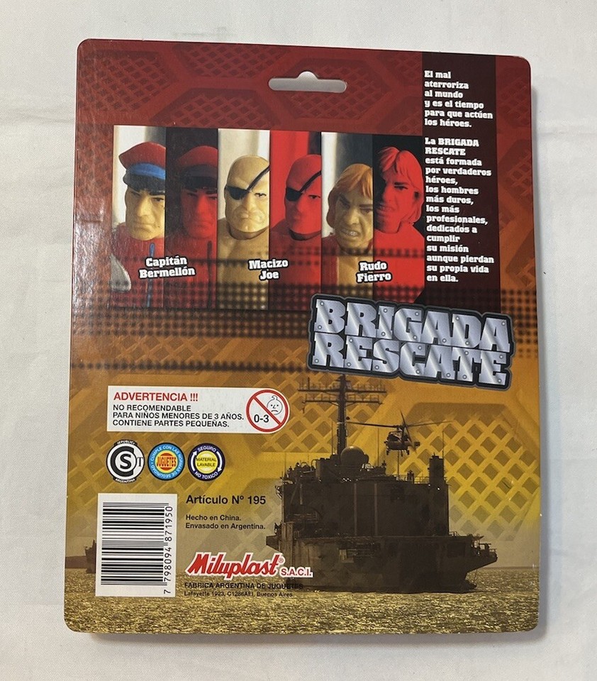 Brigada Rescate GI Joe Street Fighter Ken Sagat Action Figure Carded ...