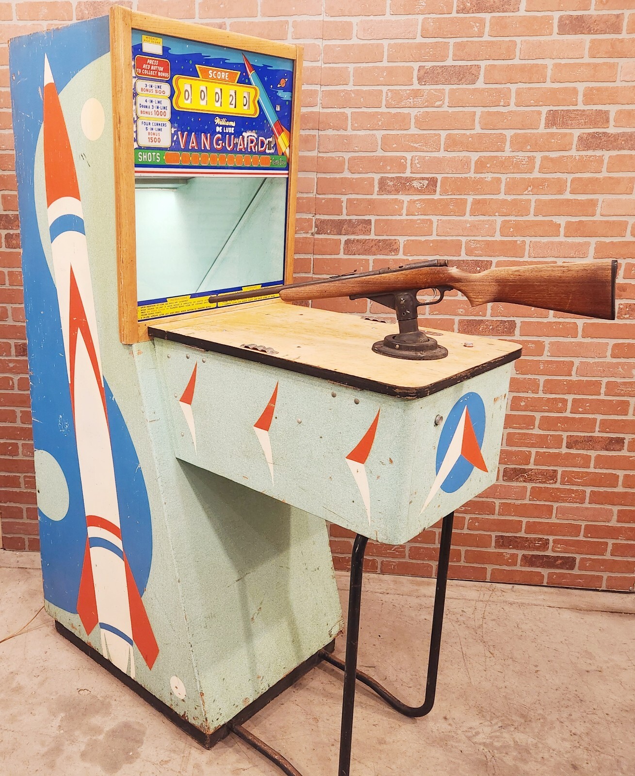 Vintage 1958 Vanguard Deluxe Shooting Arcade Game. Free Delivery to CA ...