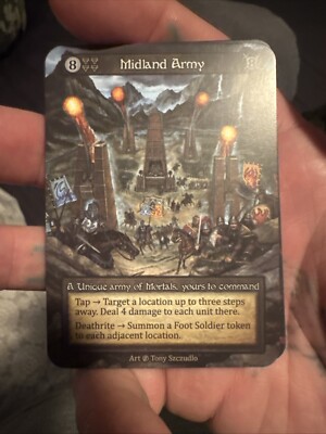 Sorcery: Contested Realm Midland Army Unique Regular NM Beta | eBay