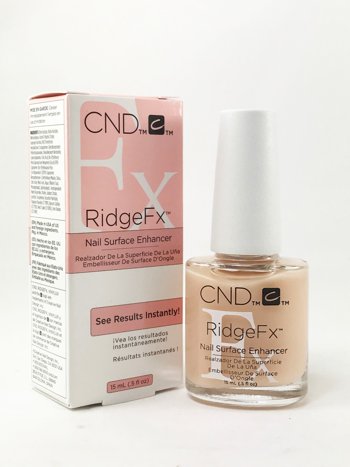 CND Ridgefx Nail Surface Enhancer .5 oz / 15ml | eBay