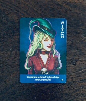 Ultimate Werewolf The Witch Character Card Official Extra/Replacement ...