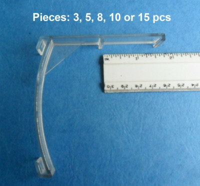 3, 5, 8, 10 or 15 pcs Vertical Blind Channel Panel Valance Clips | eBay