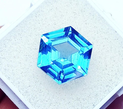 Loose Gemstone Natural London Blue Topaz 9 to 10 Ct Certified H578 | eBay