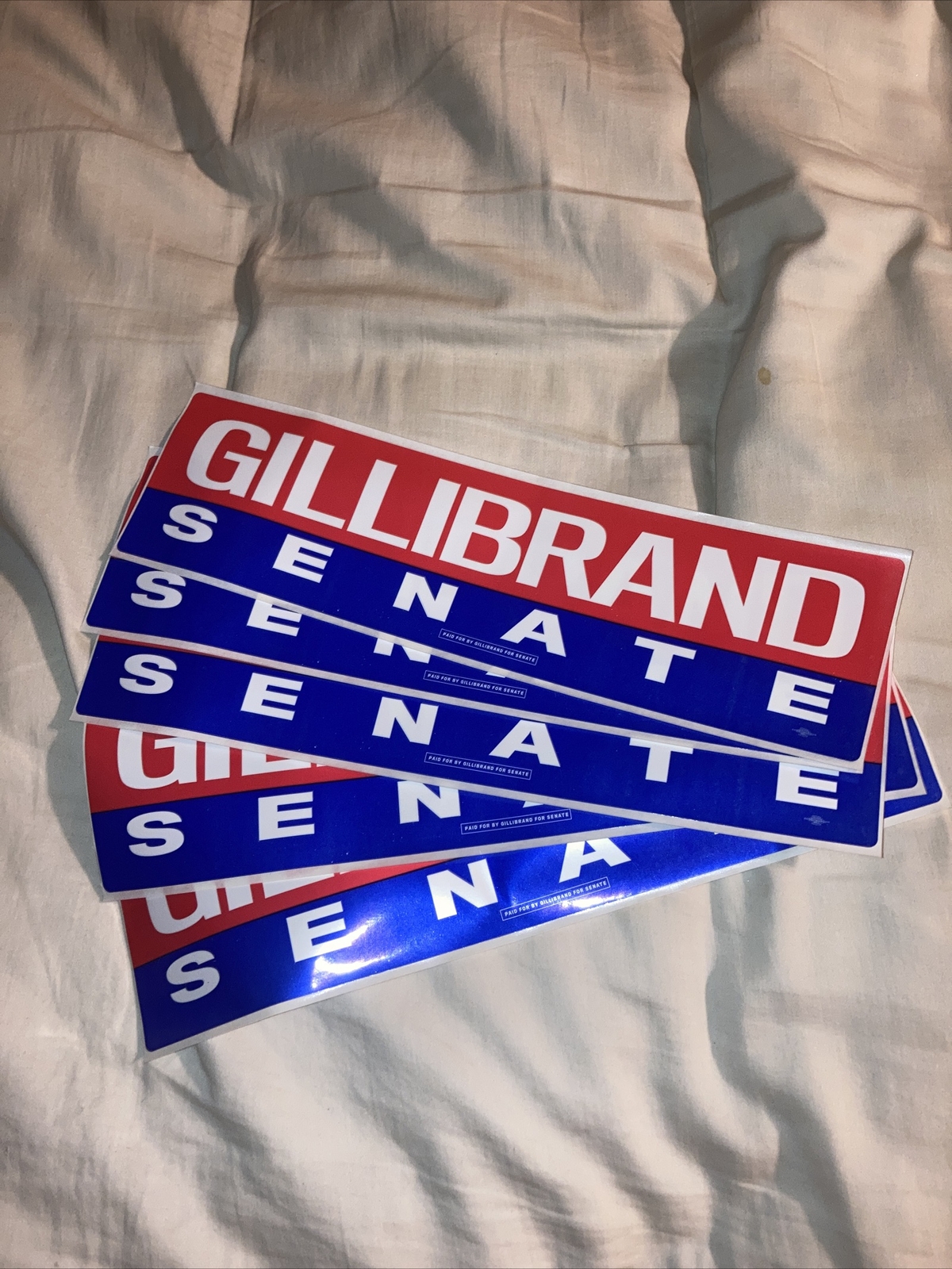 Lot Of 5 Kirsten Gillibrand For Senate Bumper Stickers Unused 2010 | eBay