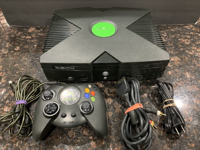 Original Xbox Microsoft Console Video Game System Complete And Tested ...