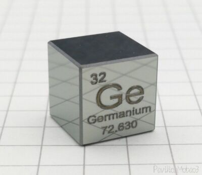 1 Pcs Germanium Metal Density 99.99% Cube Element Periodic Table 10mm ...