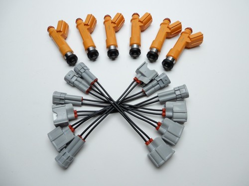 X6 Toyota Cressida 3.0L 7MGE Fuel Injectors Denso 12-Hole Spray More ...