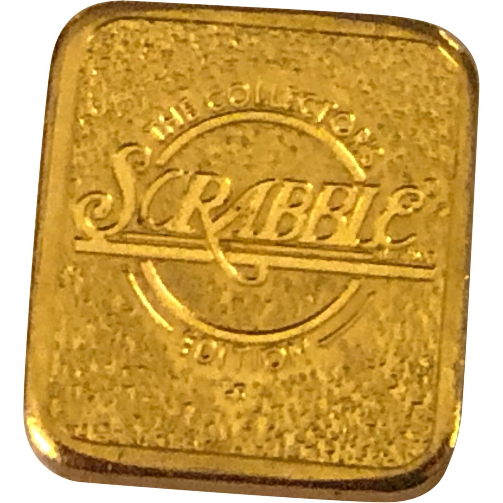 Replacement (individual) Letter Tile, Franklin Mint 24K Gold Scrabble ...
