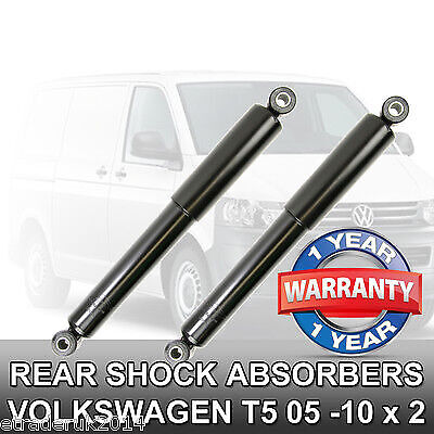 VW Volkswagen T5 Transporter Pair Rear Shock Absorbers Shockers Shocks ...