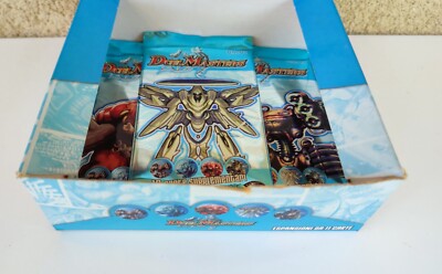 3X Booster Packs + Empty Box Duel Masters Ital Sealed Packs DM-01 Base ...