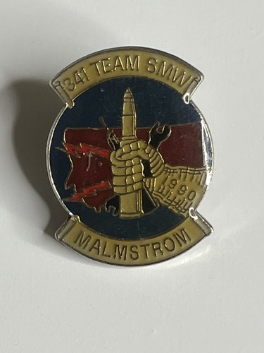 Military Enamel Pin 341 TEAM SMW - Malmstrom AFB - Missile Wing | eBay