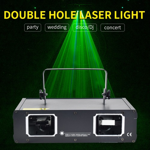 2-Eye Laser Projector DMX Strobe Stage Light LED Bar DJ Disco Party ...