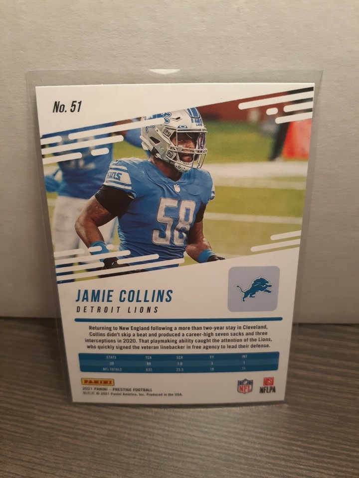 2021 Panini Prestige - Jamie Collins - Xtra Points Diamond Parallel | eBay