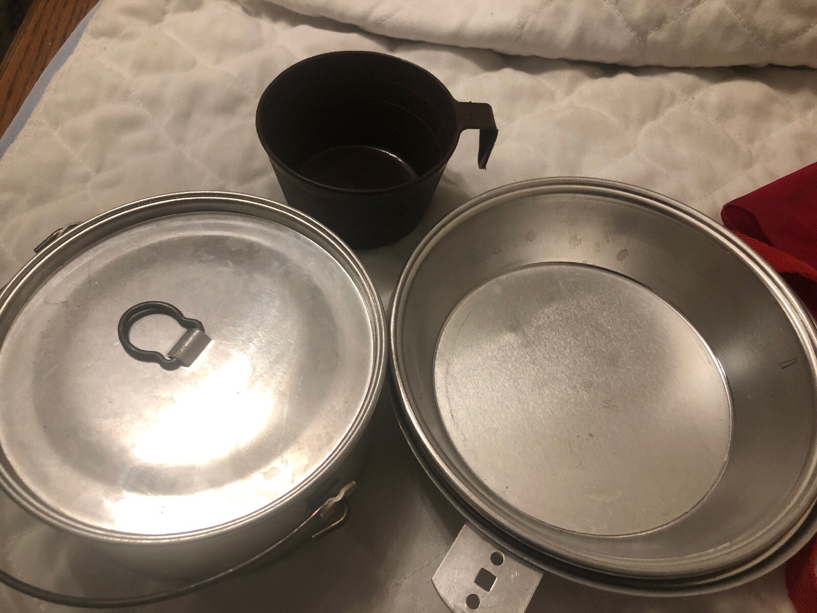 Vintage 1970 BSA Mess Kit Camp Cookware Camping Boy Scouts of America ...