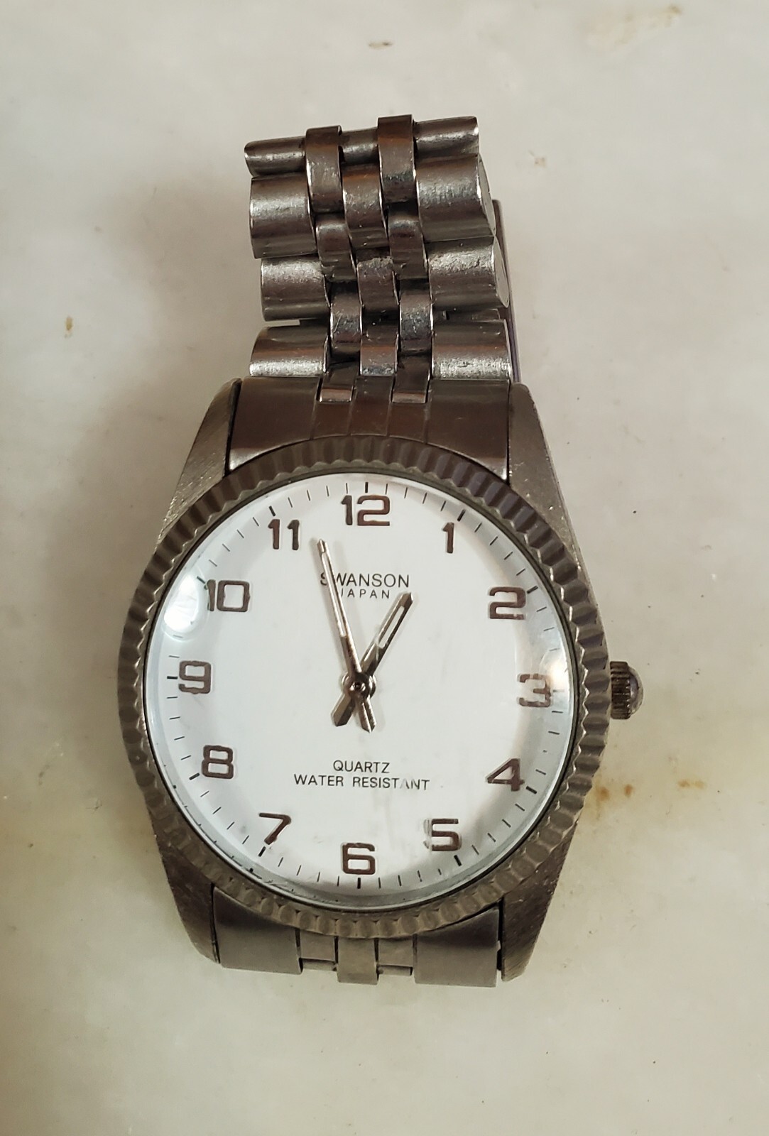 Vintage SWANSON Japan Quartz Mens Wrist Watch no batt… - Gem