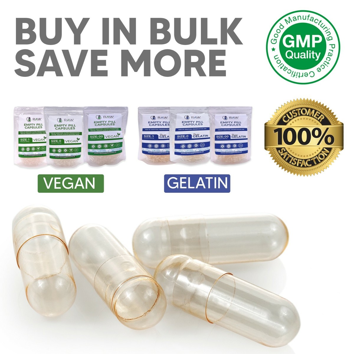 Gelatin Capsule Sizes