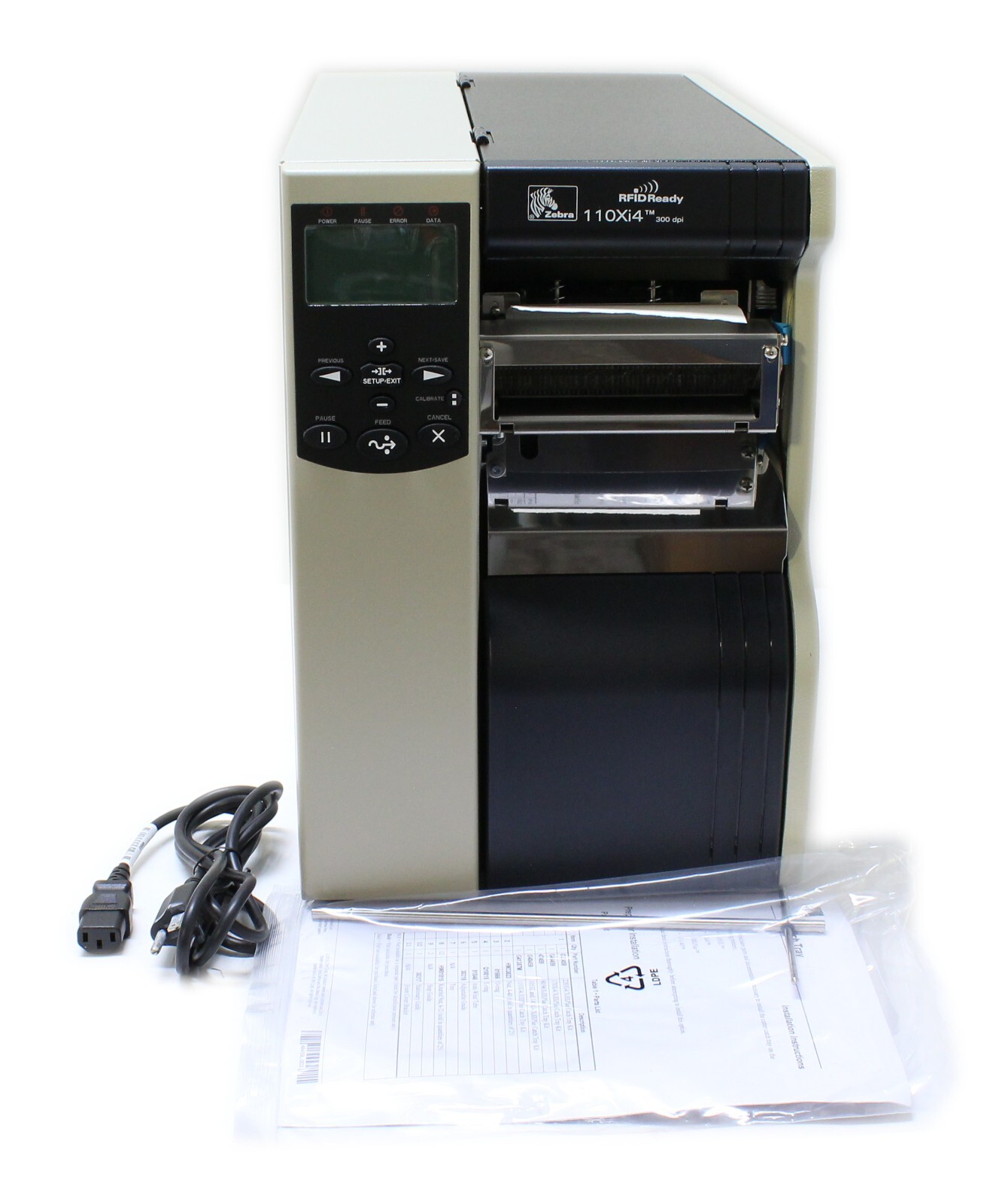 Zebra Technologies 110XI4 4" DT/TT Printer RFID Ready 300 DPI 113-801 ...