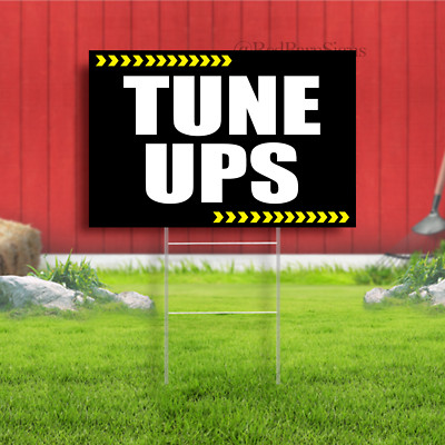 Tune-Ups Indoor Outdoor Yard Sign | eBay