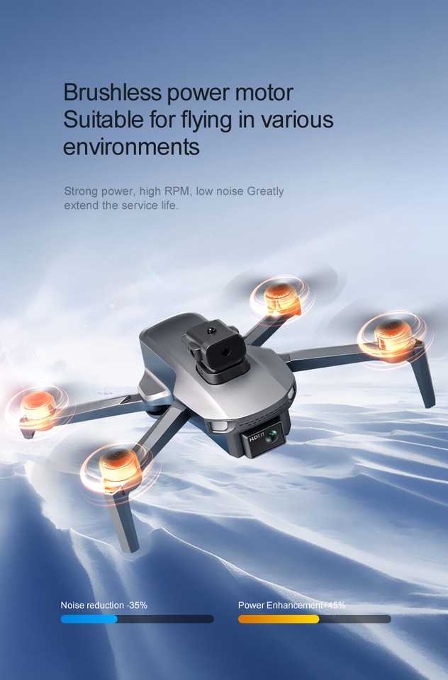 S186 Drone GPS 4K HD Dual Camera 360° Obstacle Avoidance Professional ...