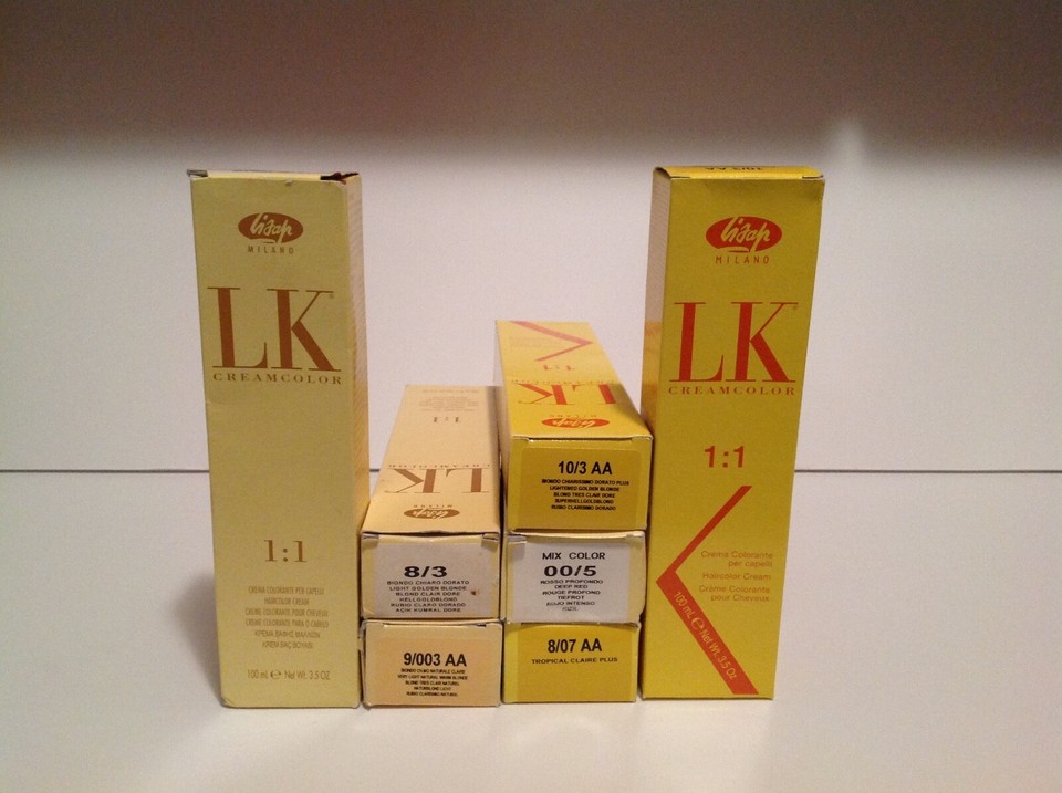 LISAP Milano LK Cream Color PERMANENT YOUR CHOICE Series 00 - 10 | eBay