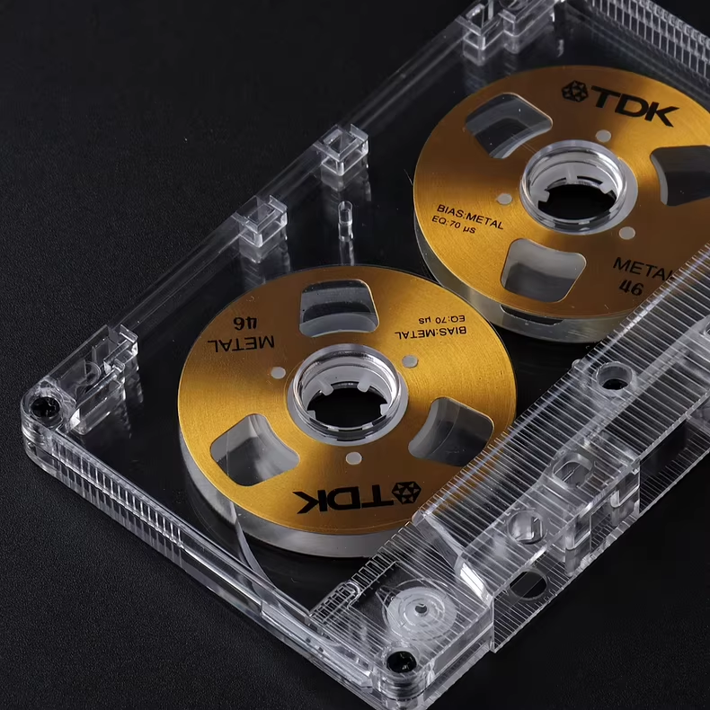 TDK METAL 46 Reel to Reel Gold Cassette Tape Self-made High Quality ...