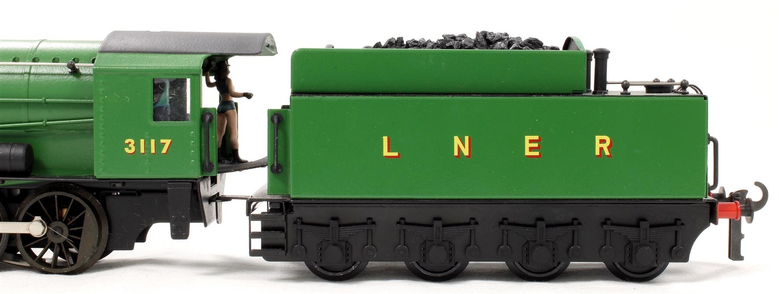 ETS 'O' 3 RAIL GAUGE 193 LNER GREEN 2-8-0 AUSTERITY #3117 STEAM ...