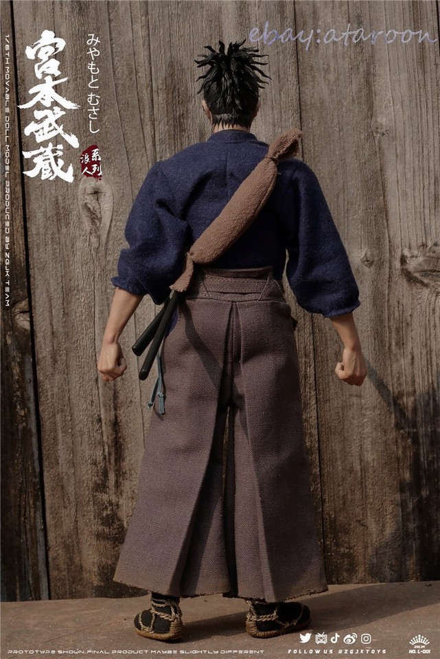 ZGJKTOYS L-001 1/6 Samurai Miyamoto Musashi / vagabond Action Figure ...