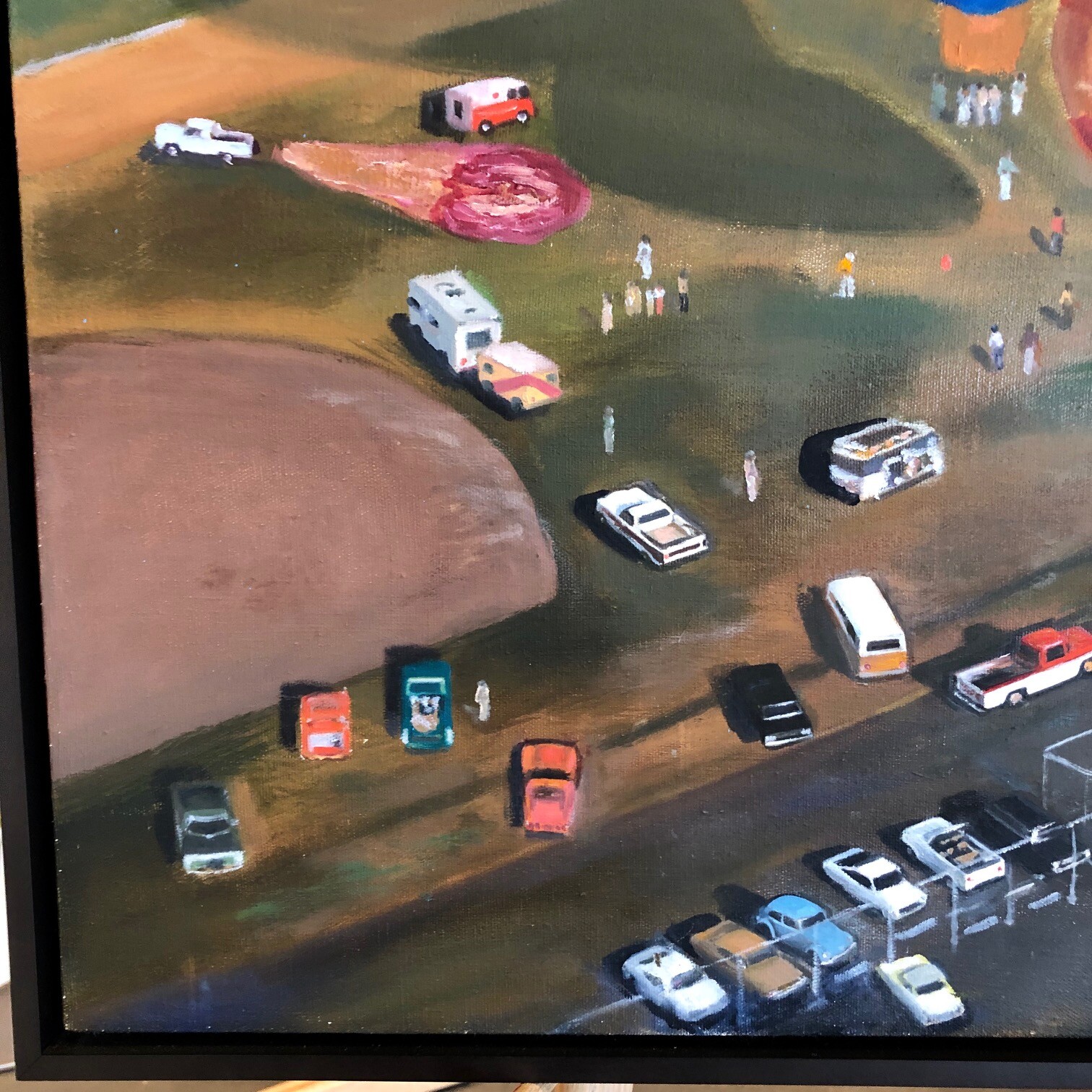 Minnesota Artist Michael Haiduck Air Balloons 1985 Oil Canvas Realism ...