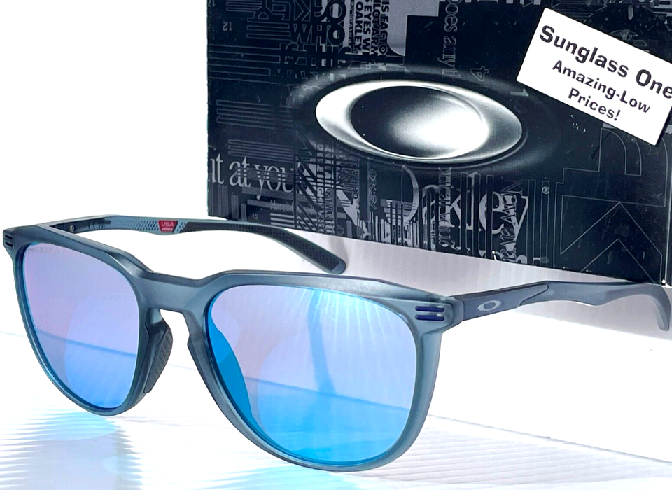 OAKLEY THURSO Matte Crystal Black POLARIZED PRIZM Deep Water Sunglass ...