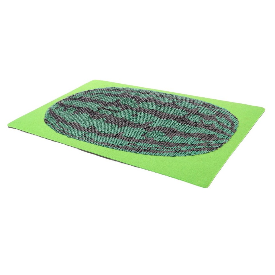Indoor Golf Practice Hitting Mat - Green Mat Patch With Funny ...