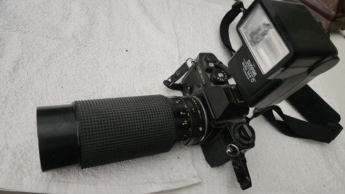 Sears KS500 35mm With 60-300mm Multi-coated Lens And Sunpak Auto 144D ...