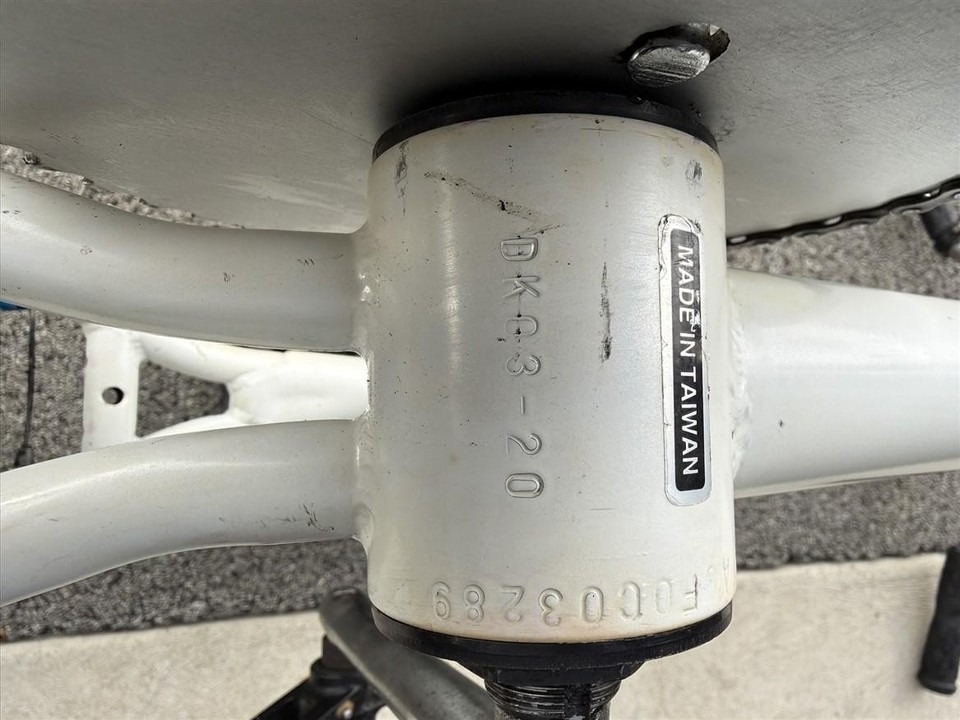 2000 DK Banshee Mid School BMX All Original White Blue Old Complete ...