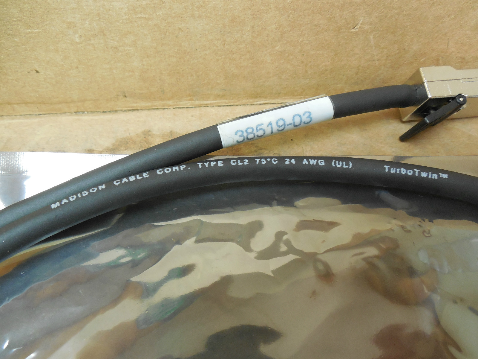 Madison Corp TurboTwin Cable 38519-03 MEI 0453 Type CL2 75ºC 24AWG New ...