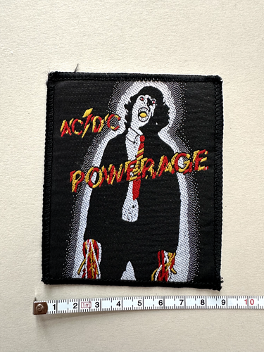 AC/DC - Powerage vintage 80s woven patch | eBay