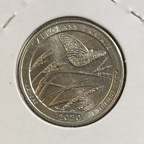 2020 W Tallgrass Prairie V75 Quarter With Small collar Clash Error 93c ...