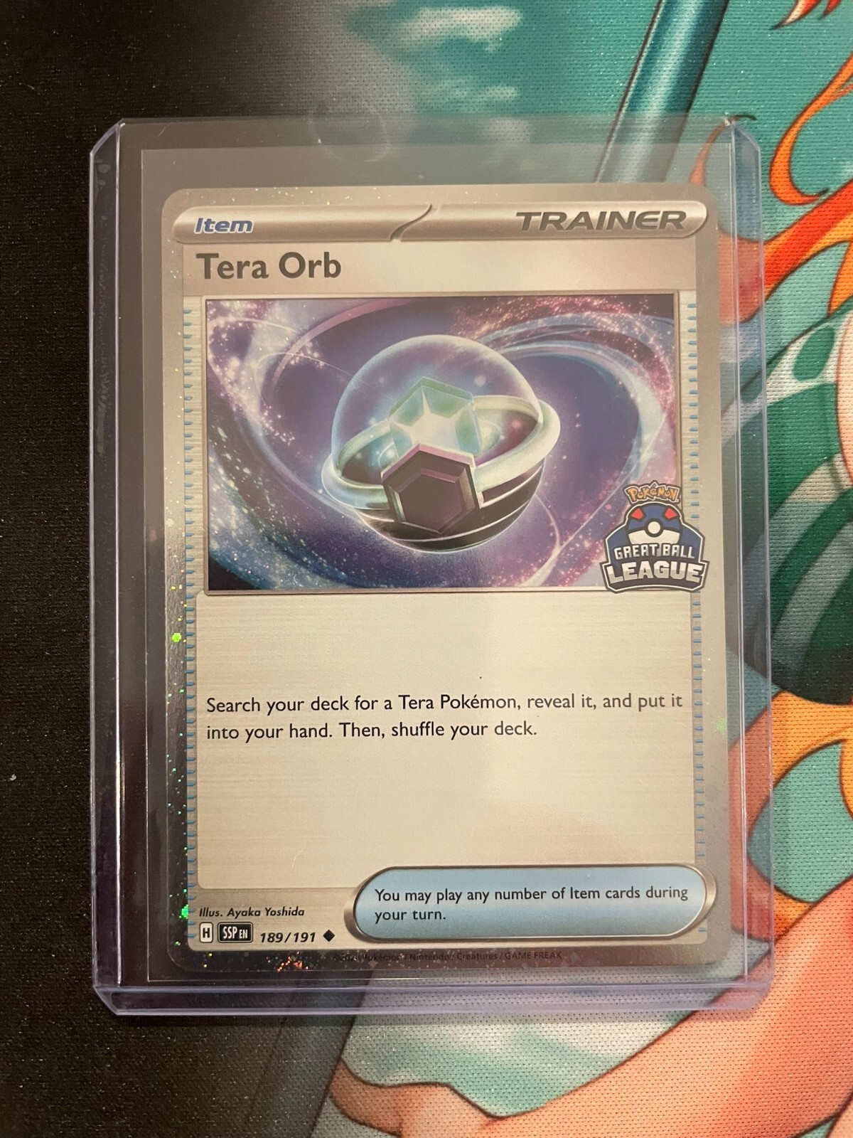 Pokemon Asia Exclusive Tera Orb Great Ball League Promo Stamped 189/191 | eBay