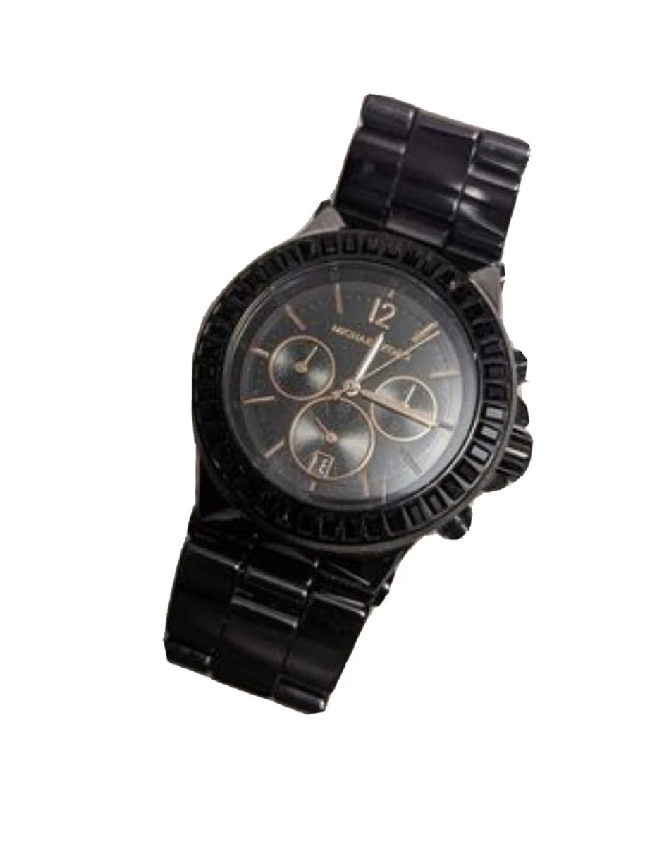 Michael Kors Watches Black Ceramic
