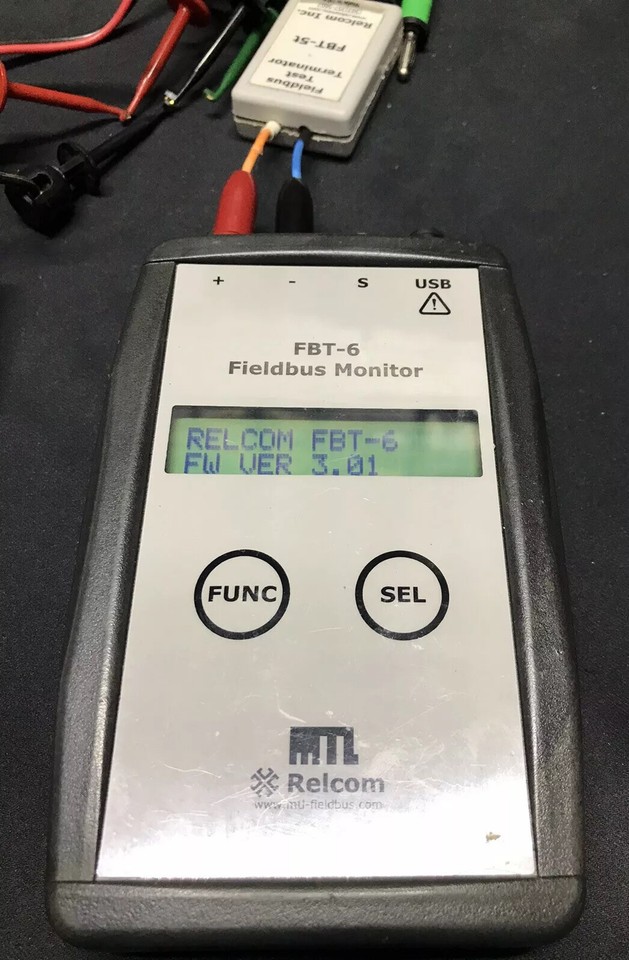 MTL Relcom Fieldbus TestKit FBT-6 FBT-5 FBT-5t Wiring Validator Monitor ...
