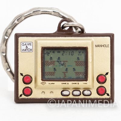 Nintendo Game & Watch History Miniature Figure Key Chain MANHOLE JAPAN ...