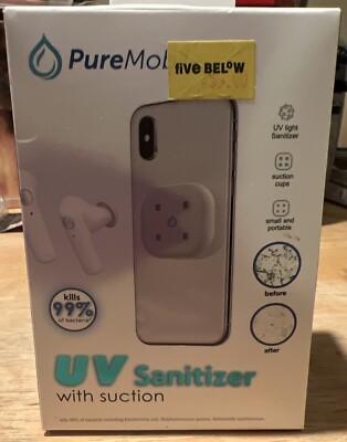Pure Mobile UV Sterilizer With Suction For Phone Kills 99% of Viruses ...