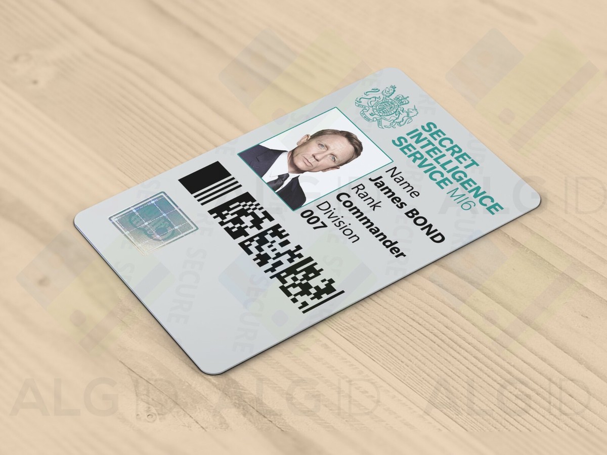 Secret Service Id Template Secret Service Badge Printable Etsy UK