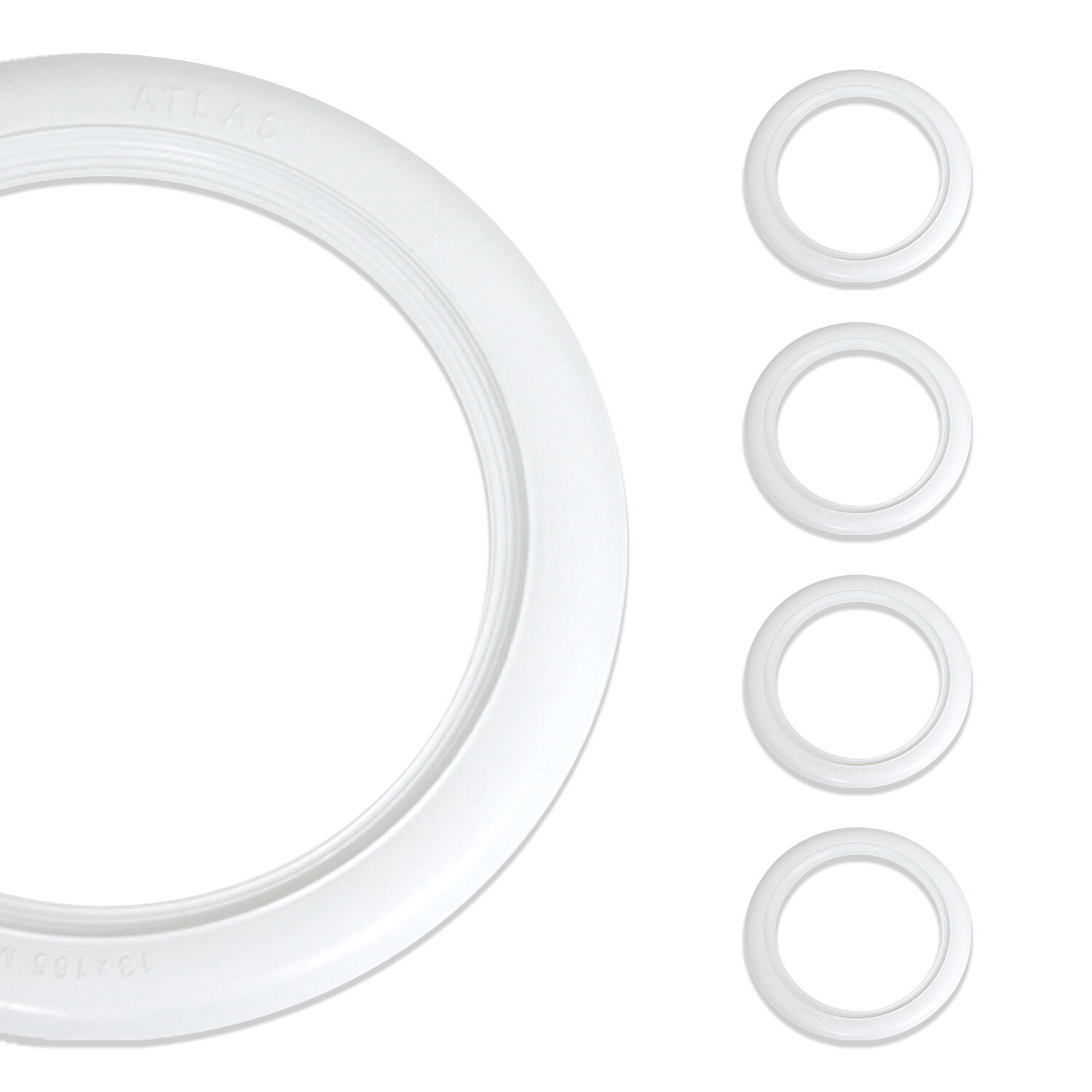 15" Rims Portawalls White Wall Tire Insert Trim Sidewall Set of 4 Pcs ...