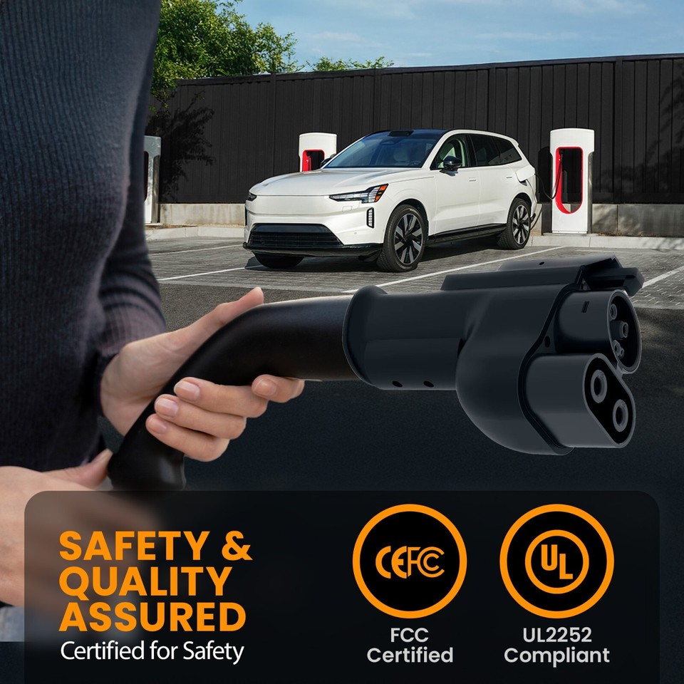 Tesla Supercharger NACS to CCS1 Adapter for Volvo XC40 / C40 / EX90 ...