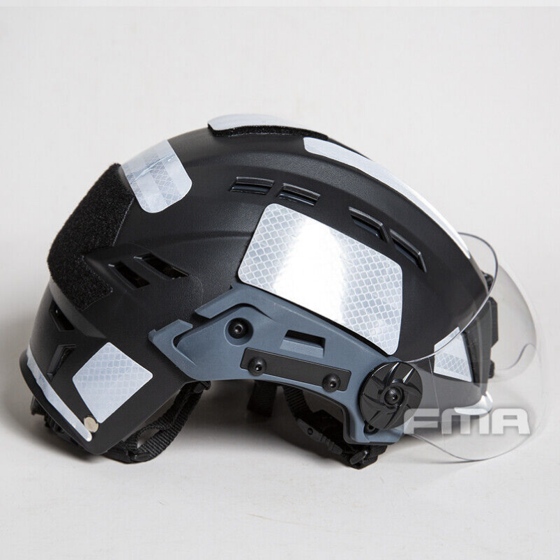 FMA Tactical Rescue Helmet Fire Lightweight Adjustable Safety Emergency ...