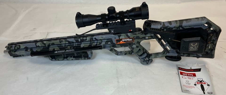 WICKED RIDGE RAMPAGE 360, ACUDRAW, MULTI-LINE SCOPE -FREE S/H ...