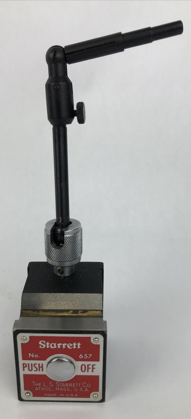 Starrett No. 657A Magnetic Base Indicator Holder EDP 52744 for sale ...