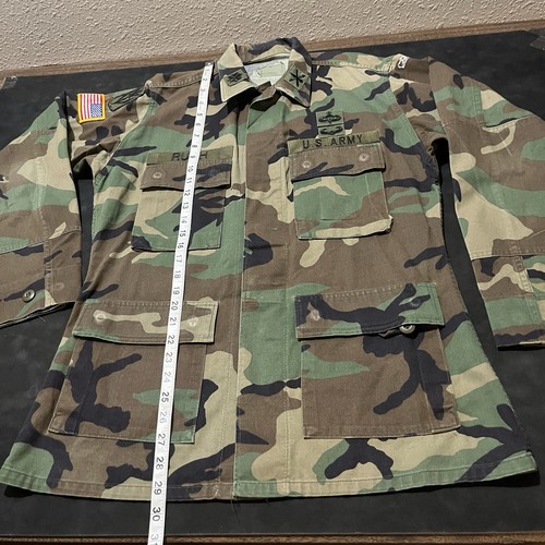 USGI RAID Modified BDU Jacket Para Trooper Woodland Camo Lieutenant ...